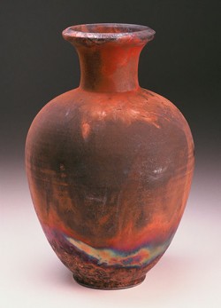 Foye - Straw-fired raku - Rock River Artists